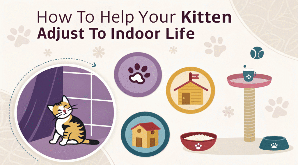 How To Help Your Kitten Adjust To Indoor Life