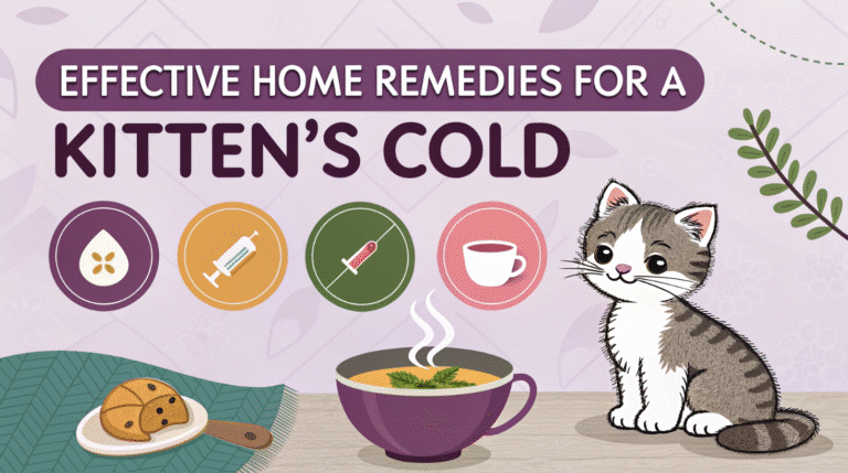 Effective Home Remedies For A Kitten's Cold